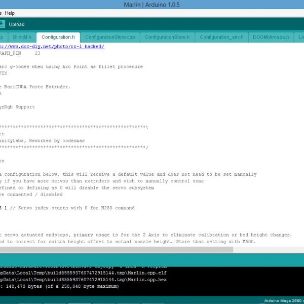 Marlin Firmware Setup – Clough42, LLC