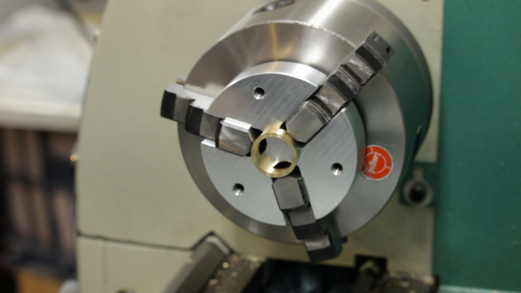 The lathe spider in use – Clough42, LLC