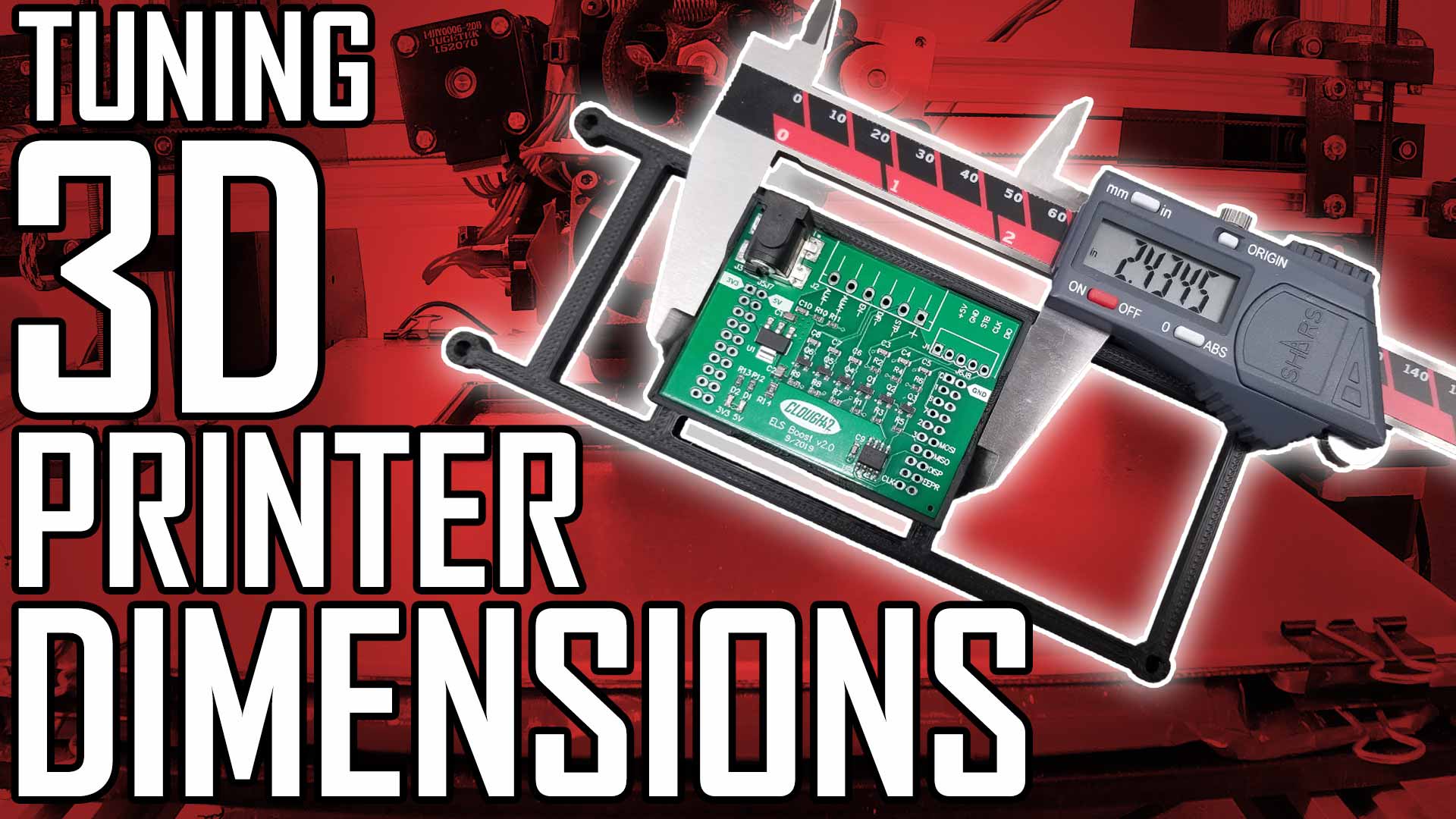 3D Printer Dimension Tuning – Thumbnail – Clough42, LLC