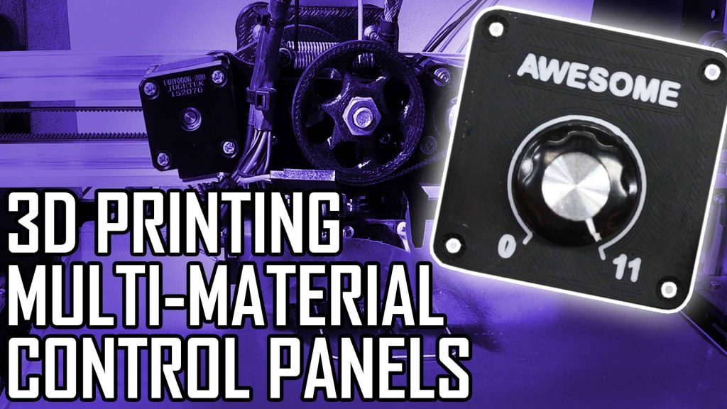 Multimaterial 3D Printed Control Panels – Thumbnail – Clough42, LLC